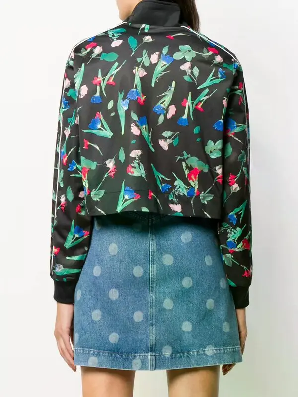 Adidas Bellista Track Jacket With Floral Print