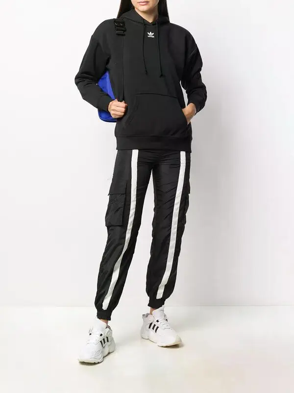Adidas Drawstring Hoodie With Embroidered Logo
