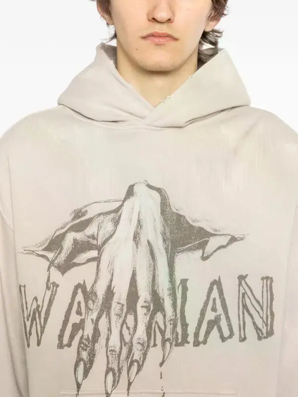 WARMAN Logo-print Hoodie
