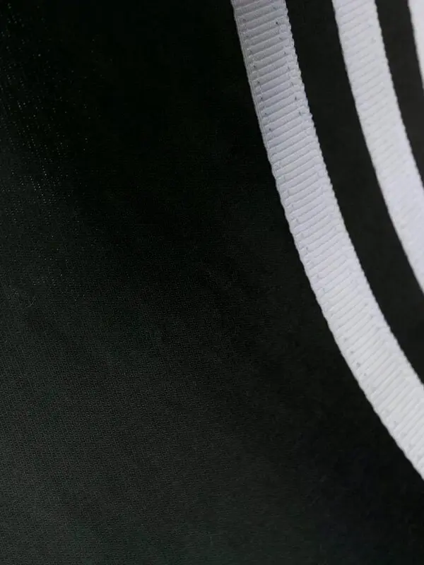 Adidas Striped Open-back Bodysuit