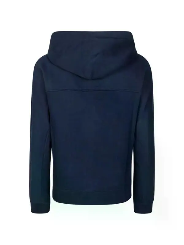 Max Mara Zip-up Cotton Hoodie - Blue