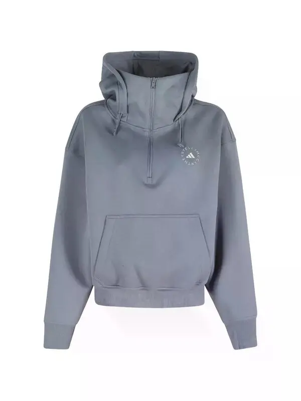 Adidas By Stella McCartney Half-zip Hoodie - Blue
