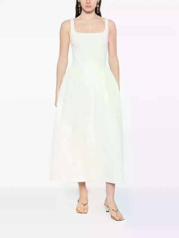 ROTATE BY BIRGER CHRISTENSEN Jacquard Midi Dress