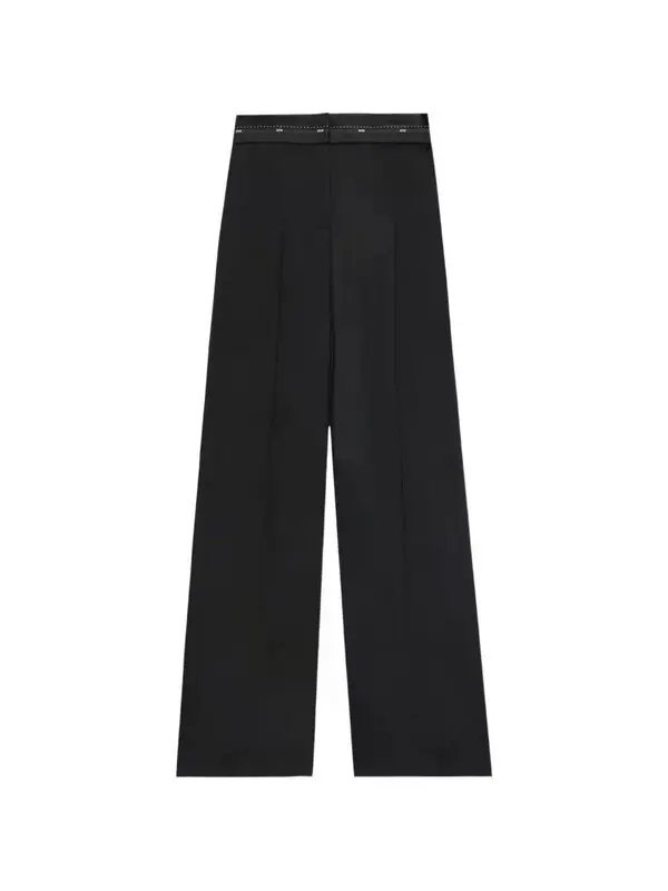 MSGM Embellished Waistband Trousers