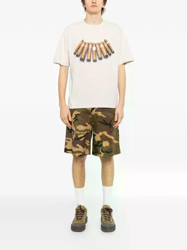 MELT Cigar-print T-shirt - Neutrals