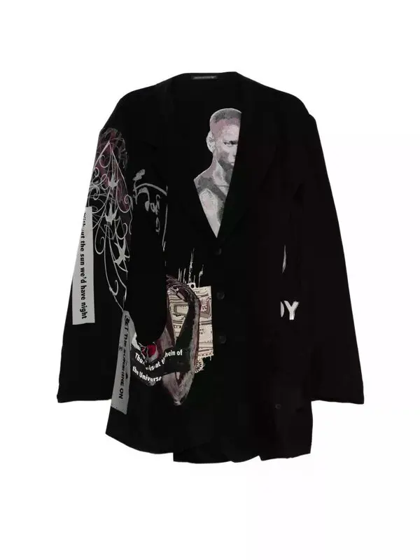 Yohji Yamamoto Asymmetric Hem Jacket