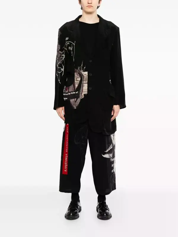 Yohji Yamamoto Asymmetric Hem Jacket