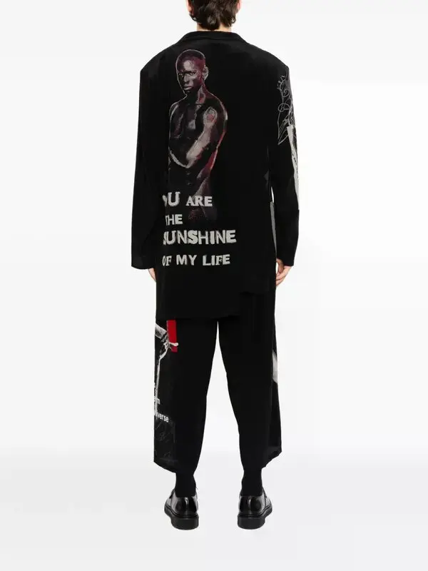 Yohji Yamamoto Asymmetric Hem Jacket