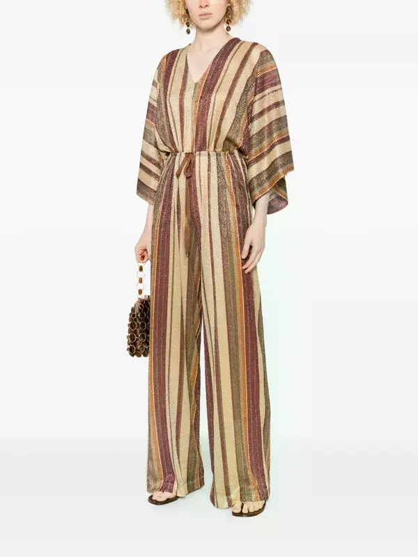SIYU Striped Jumpsuit - Gold