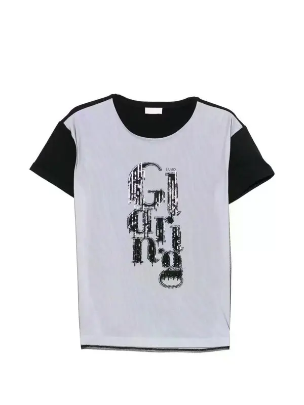 Liu Jo Sequin-embellished T-shirt - Black