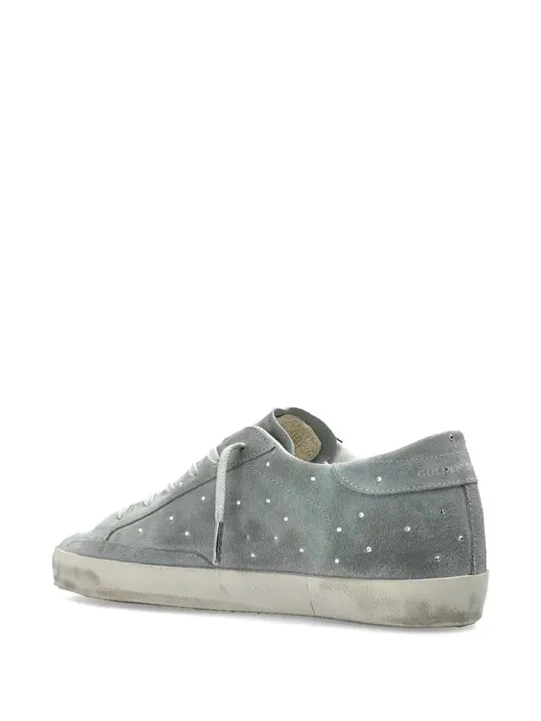 GOLDEN GOOSE Super-star Suede Sneakers With Appliqué Detail