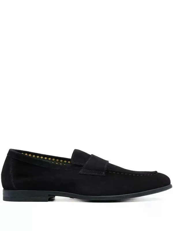 DOUCAL'S Suede Penny Loafers - Blue