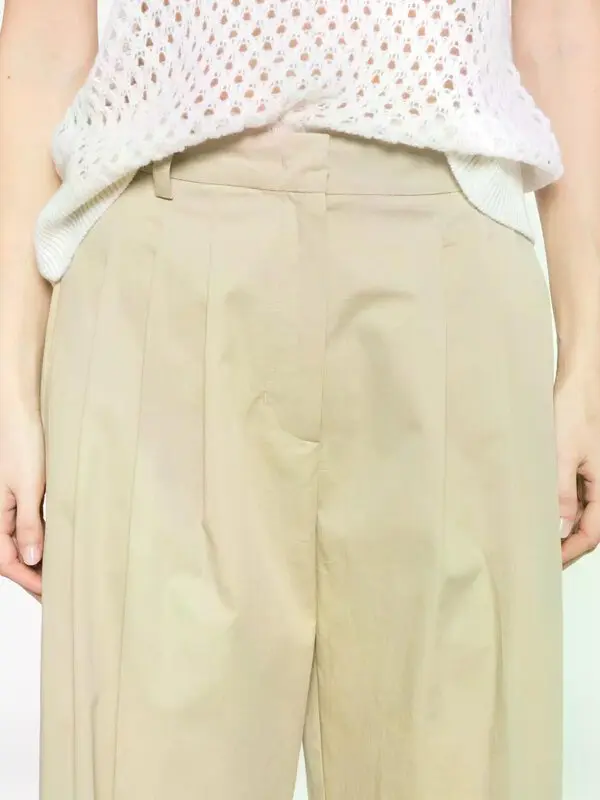 Marella Pleated Cropped Trousers