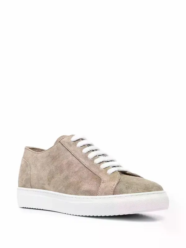 DOUCAL'S Low-top Lace-up Suede Sneakers