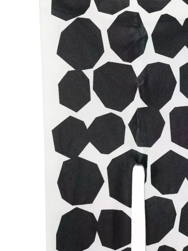 Issey Miyake 2000s Geometric Pattern Leggings