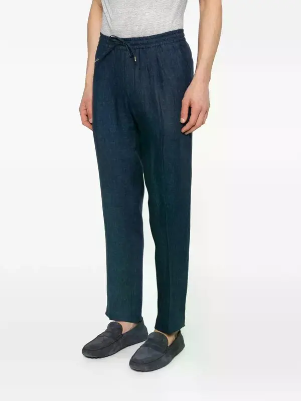 BRIGLIA 1949 Wimbledon Drawstring Trousers - Blue