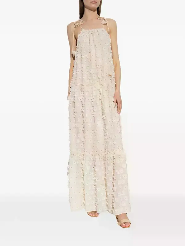 Munthe Bohdana Maxi Dress With Floral Detail