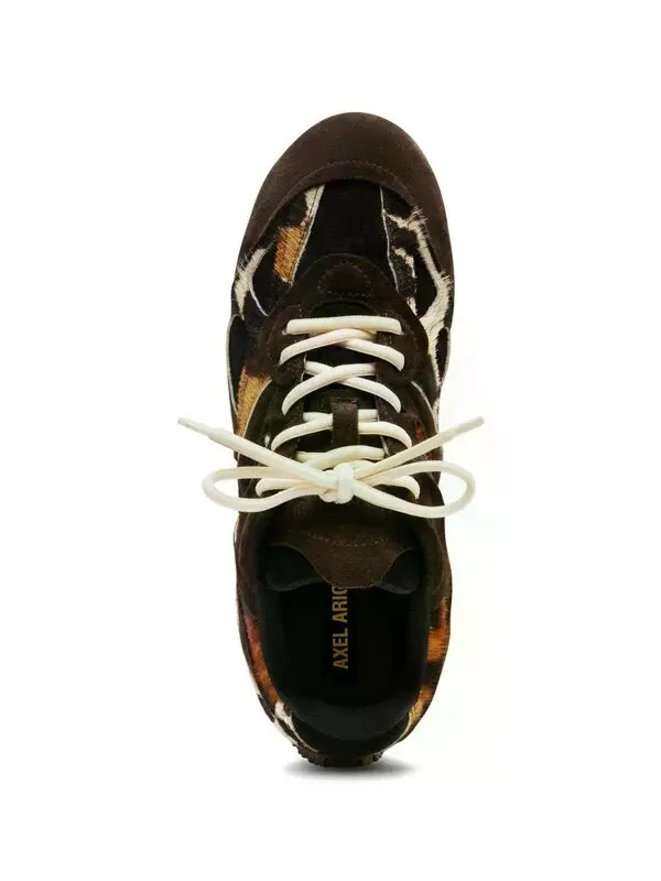 Axel Arigato Animal-pattern Lace-up Sneakers - Brown