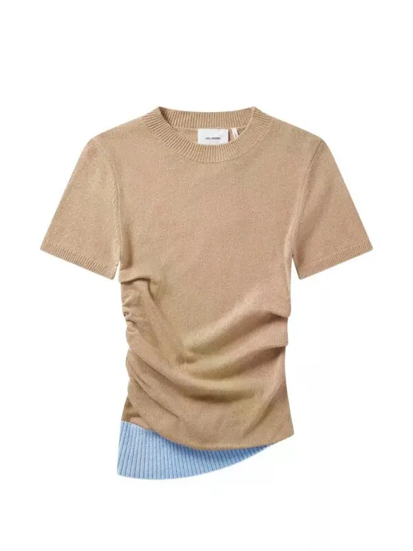 Axel Arigato Ivy Crew-neck T-shirt - Neutrals