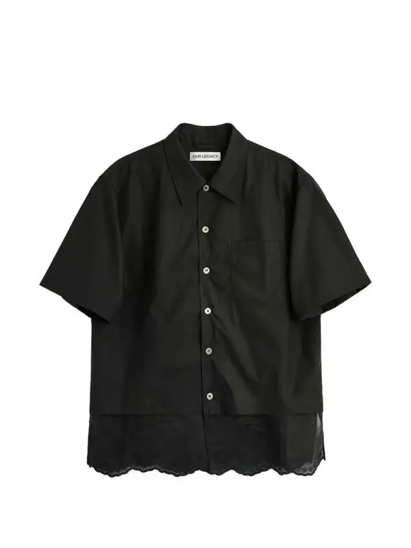 Our Legacy Pocket Lace Shirt - Black