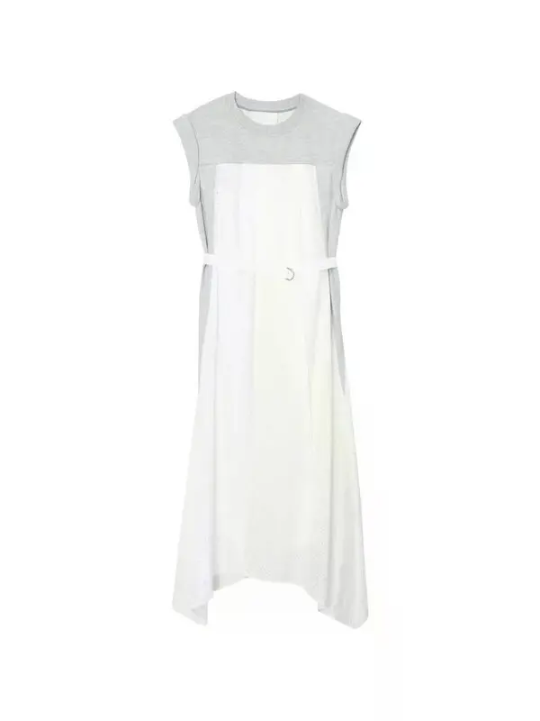 3.1 Phillip Lim Terry Eyelet Belted Midi Dress - White
