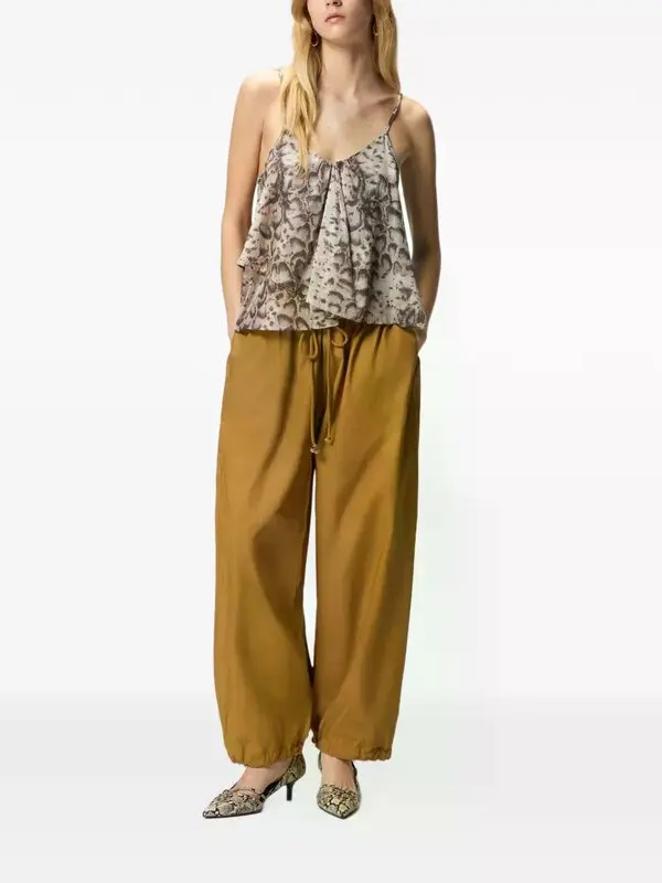 Pinko Strappy Top With Snake Print