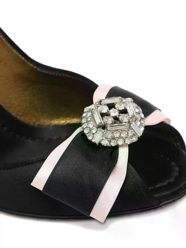 Dolce & Gabbana Satin Embellished Stiletto Pumps