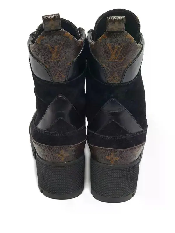 LOUIS VUITTON Laureate Lace-up Ankle Boots