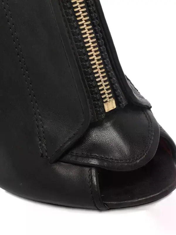 Givenchy Leather Peep-toe Stiletto Sandals