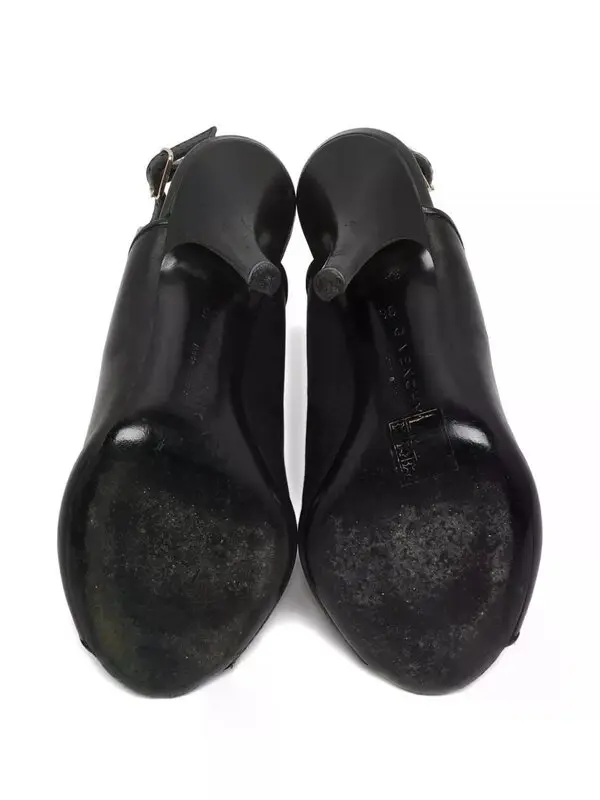 Givenchy Leather Peep-toe Stiletto Sandals