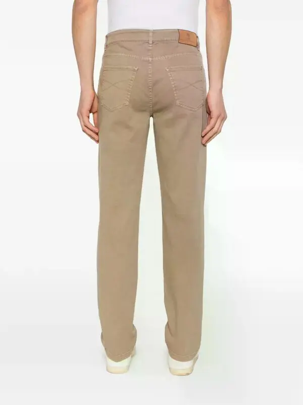 Brunello Cucinelli Light Brown Five-pocket Jeans
