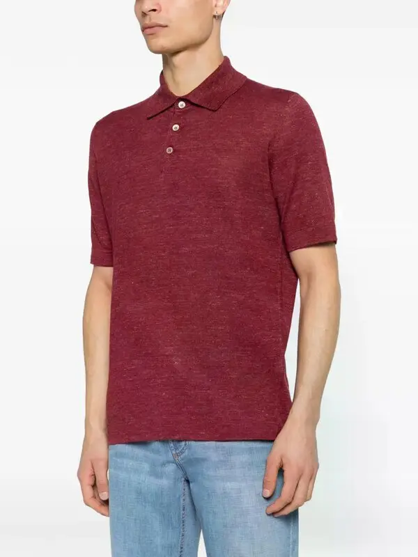 Brunello Cucinelli Buttoned Short-sleeve Polo Shirt