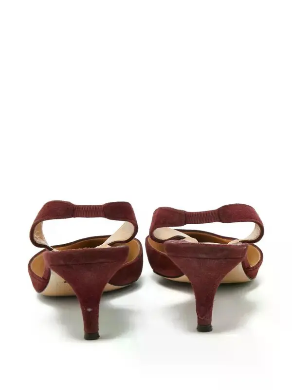 PAUL ANDREW Suede Slingback Pumps