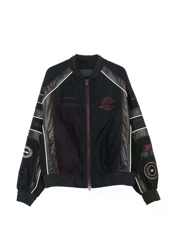 JUUN.J Logo Appliqué Zip-up Jacket