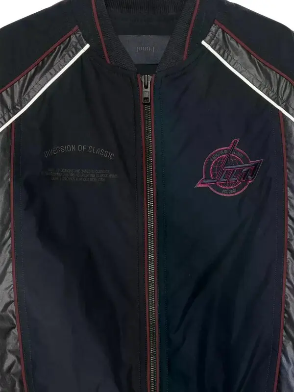 JUUN.J Logo Appliqué Zip-up Jacket