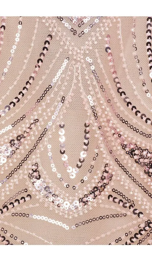 BRONX BANCO Embellished Strapless Mini Dress