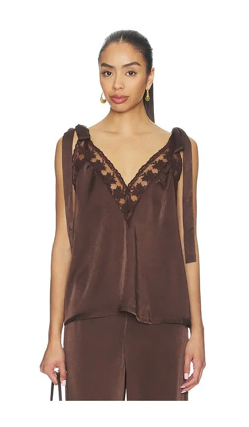 Bardot Aubrey Tie Strap Cami