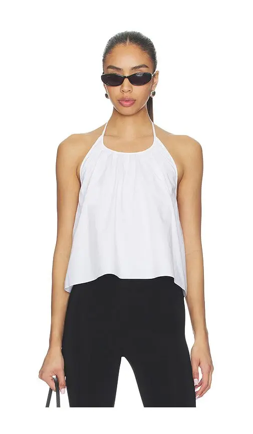 LOVERS AND FRIENDS Gweneth Halterneck Top - White