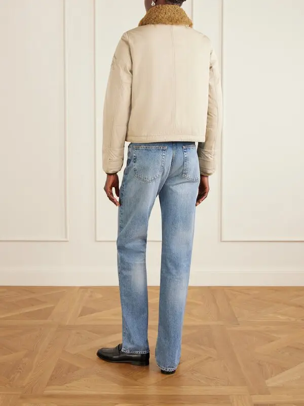 Burberry Shearling-trimmed Down Jacket