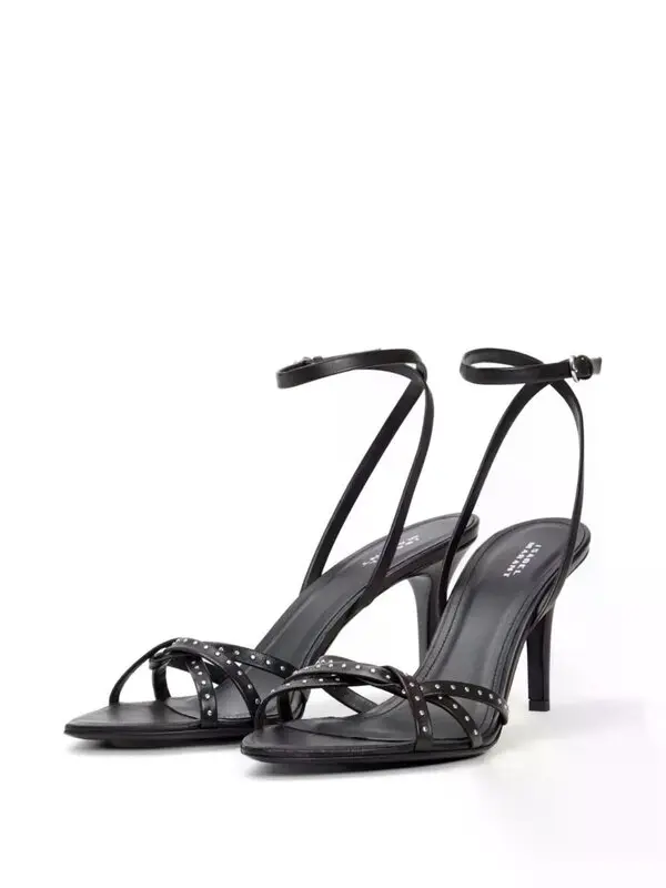 Isabel Marant Étoile Adole Studded Leather Sandals - Black