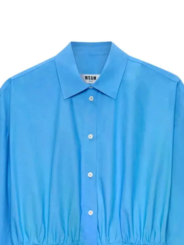 MSGM Gathered Shirt
