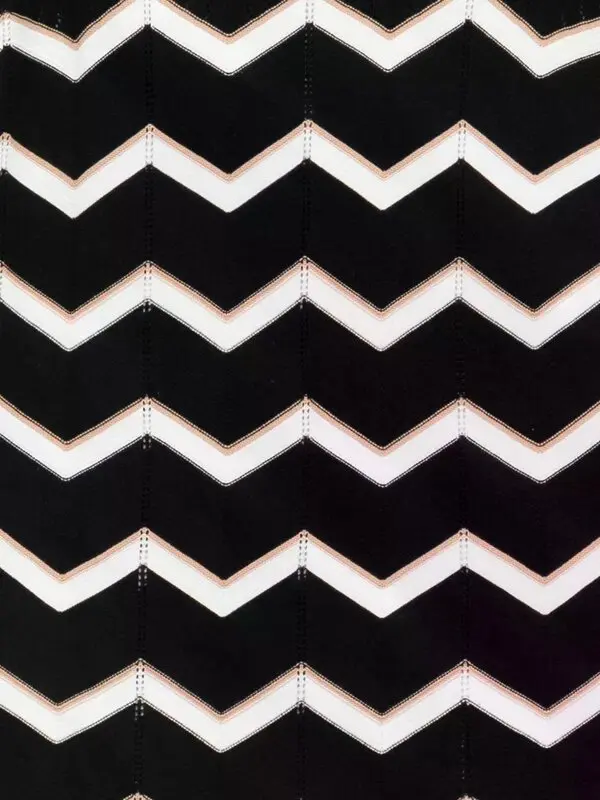 Dkny Zig-zag Pattern Dress