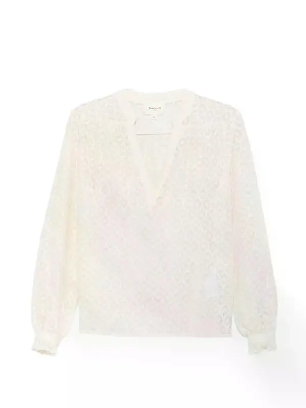 MAISON123 Daniela V-neck Floral Print Blouse