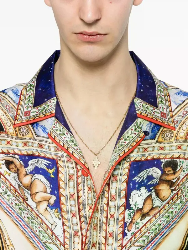 Casablanca Printed Shirt - Neutrals