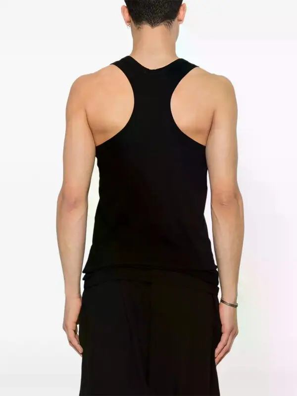 Yohji Yamamoto V-neck Tank Top