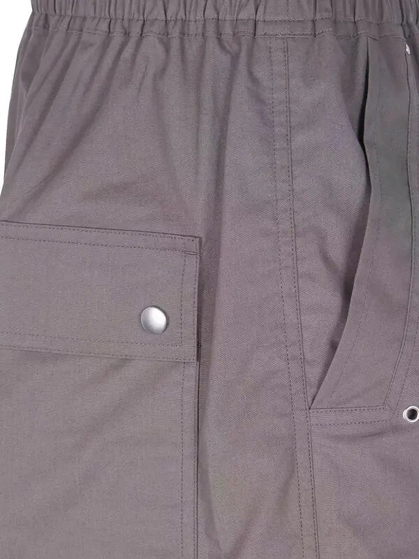 Rick Owens Zip-front Drawstring Shorts - Grey