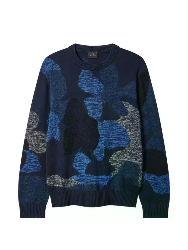Paul Smith Camouflage Crew Neck Sweater
