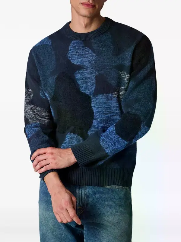 Paul Smith Camouflage Crew Neck Sweater