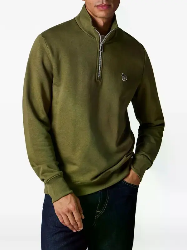 Paul Smith Zebra-logo Zip Sweatshirt