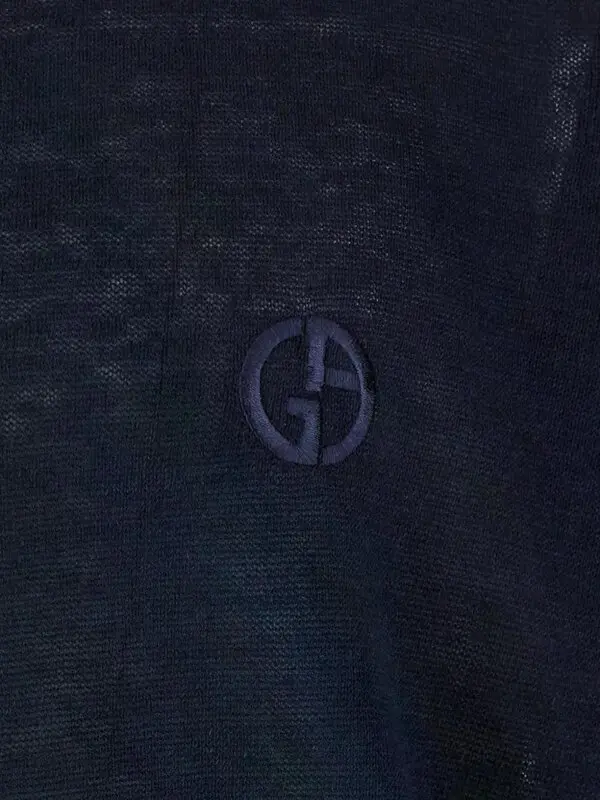 Giorgio Armani Embroidered Pique T-shirt